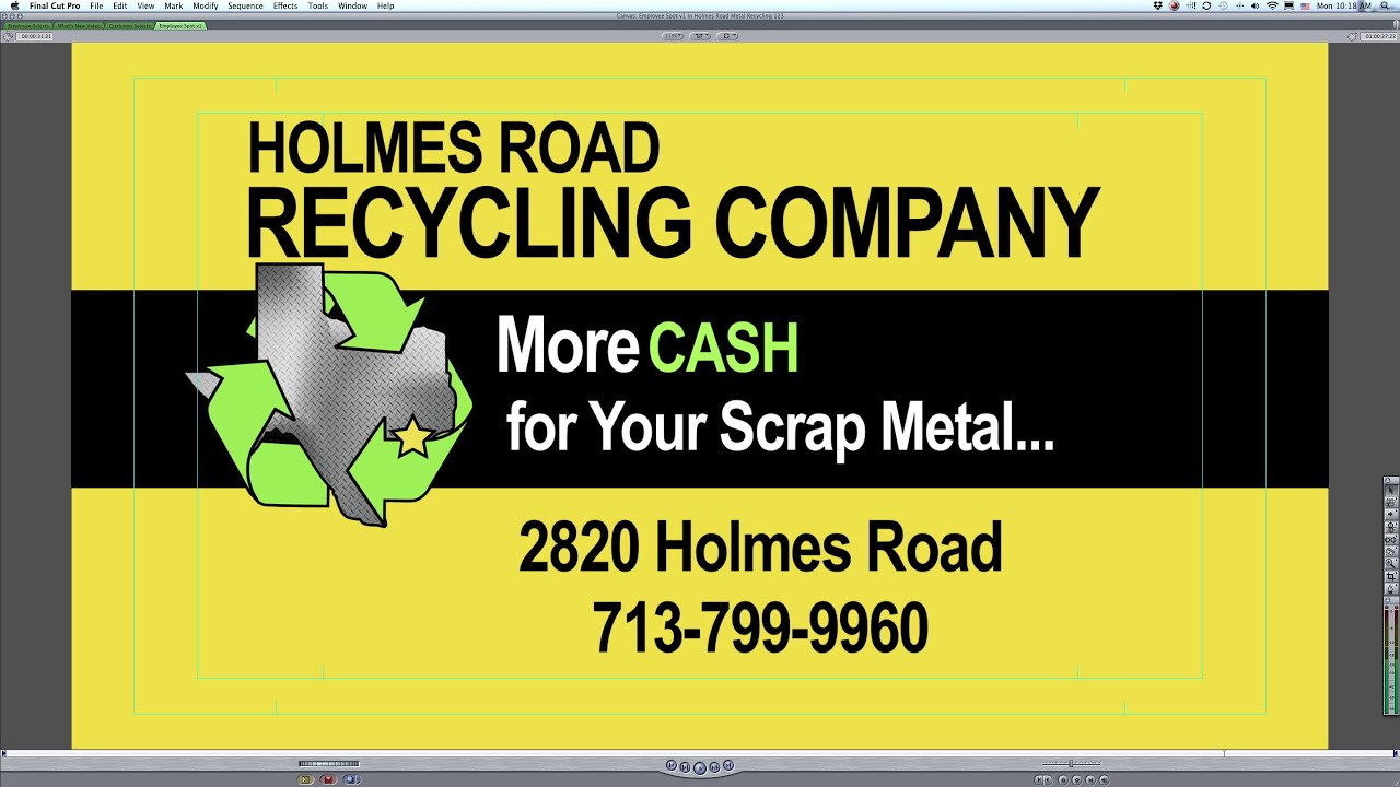 Holmes Road Recycling Company "Keep Texas Clean" - YouTube