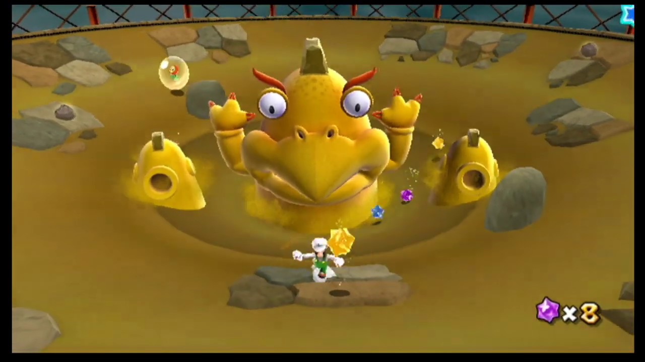 Super Mario Galaxy 2 Slipsand Galaxy Squizzard's Sandy Sinkhole ...