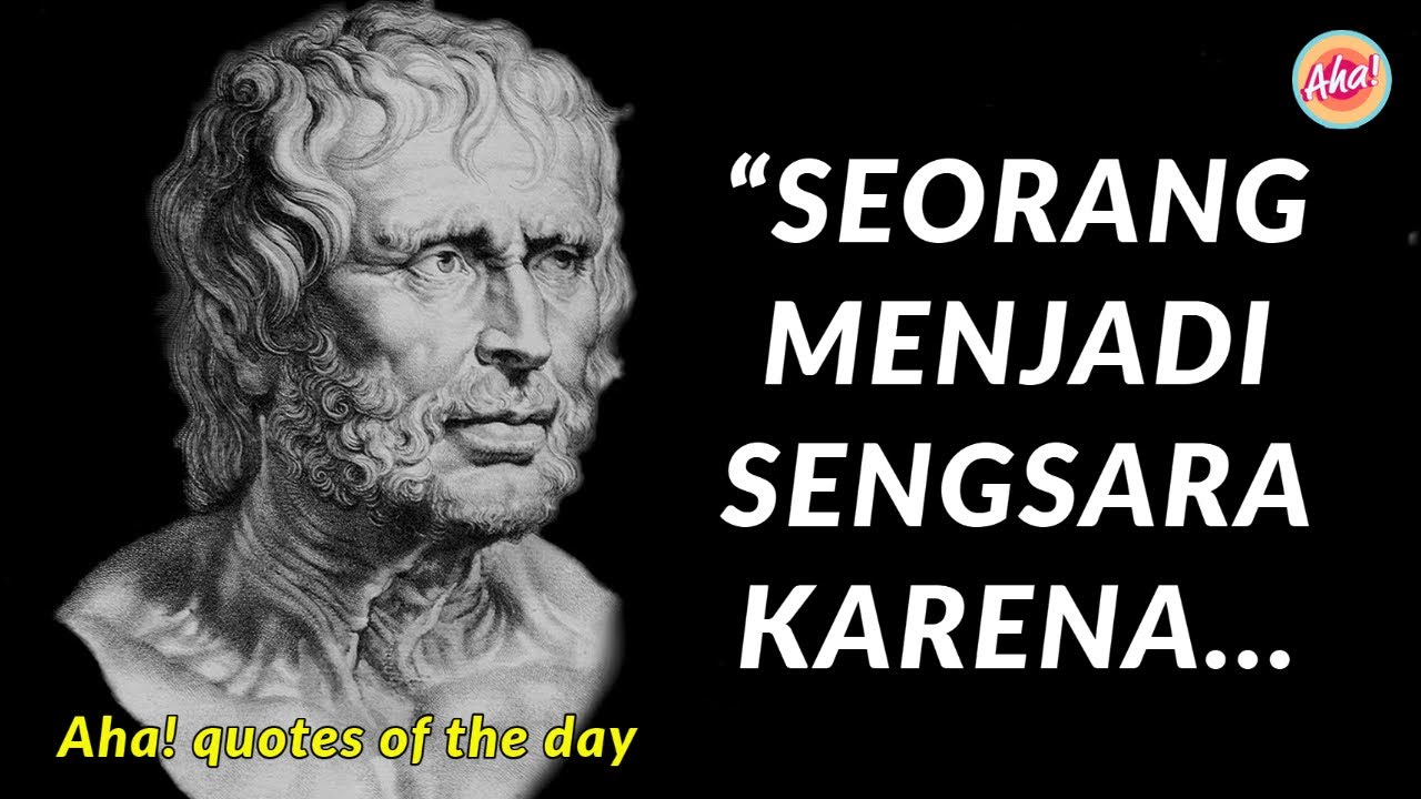 Aha! | KATA BIJAK FILSUF BESAR ROMAWI | QUOTES OF THE DAY | SENECA ...