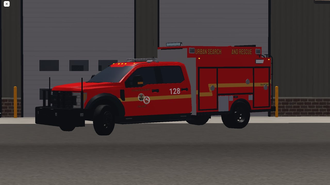 *NEW* LACoFD USAR Squad and HazMat Responding | LAFDRP ERLC - YouTube