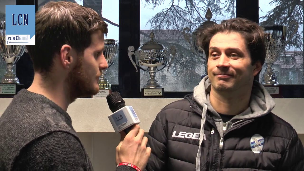Lecco 0-0 Pergolettese | Interviste a Ivan Merli Sala e mister ...