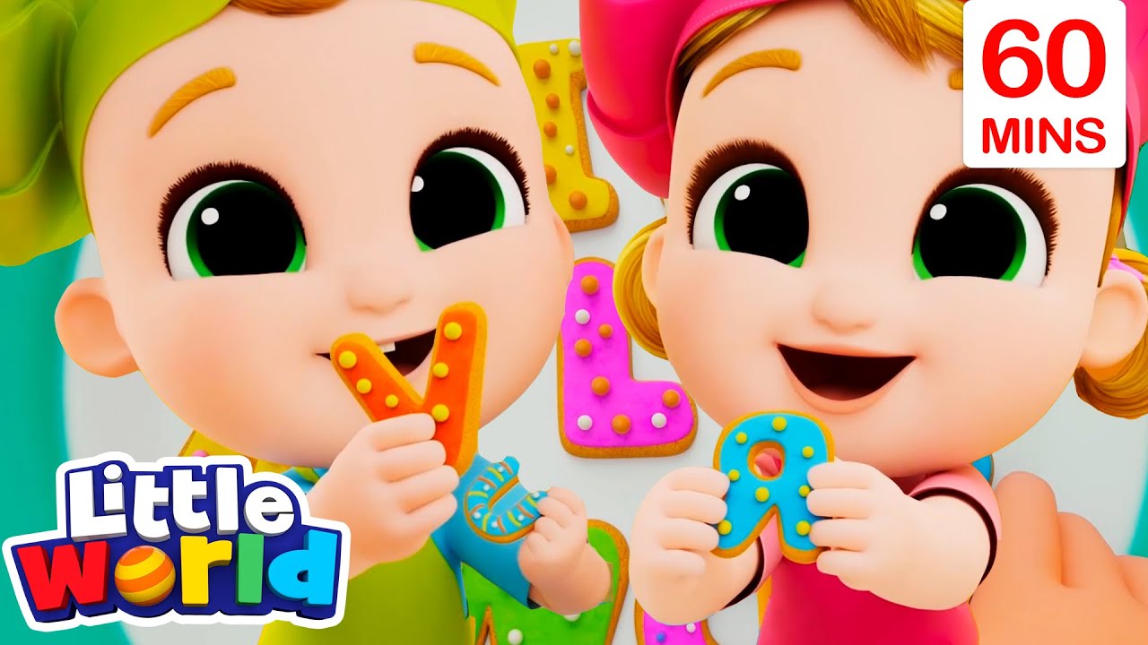 ABC Cookies Song + 60 Minutes of Kids Songs & Nursery Rhymes by Little ...