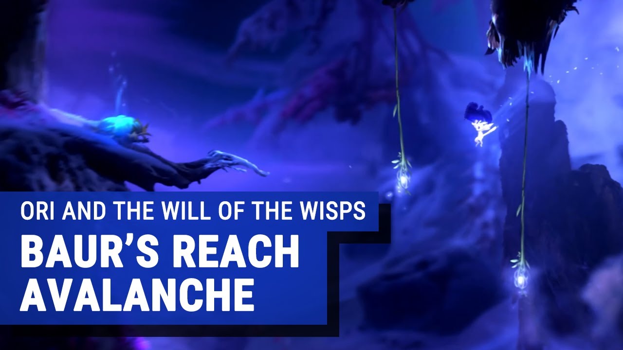 Ori And The Will Of The Wisps Baur's Reach avalanche - YouTube