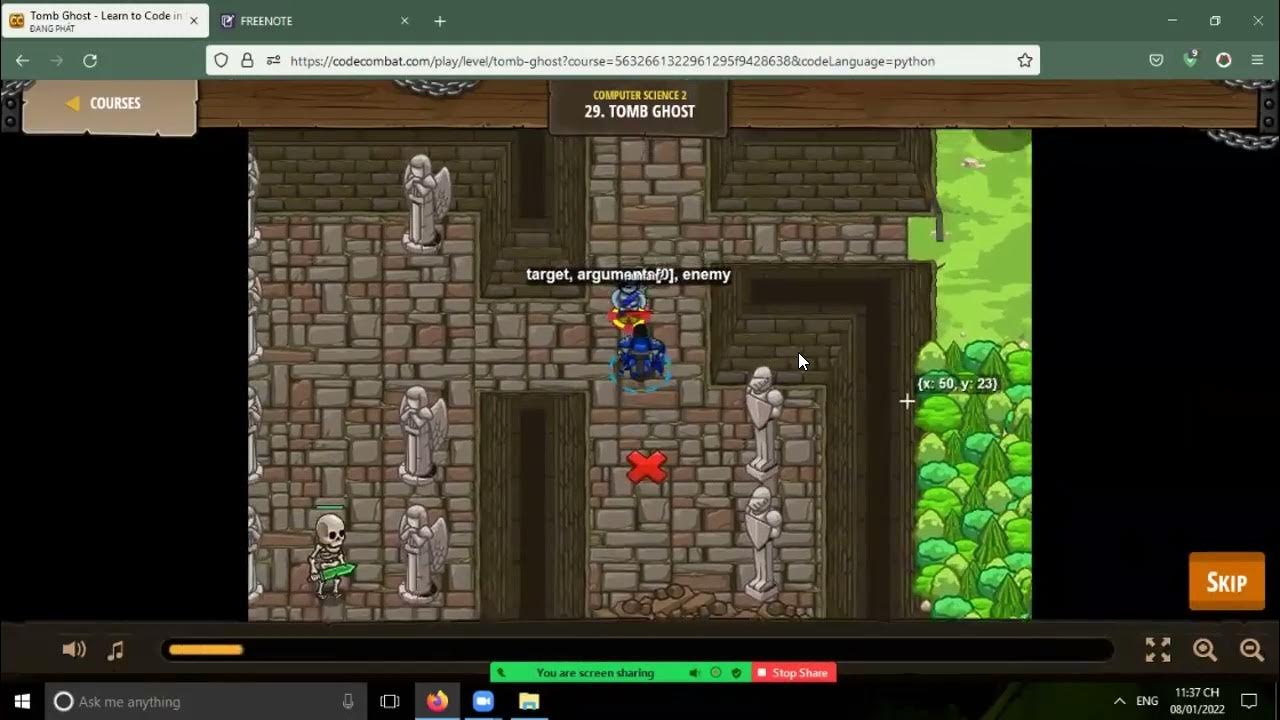 Computer Science 2 coding python (Tomb Ghost) - YouTube