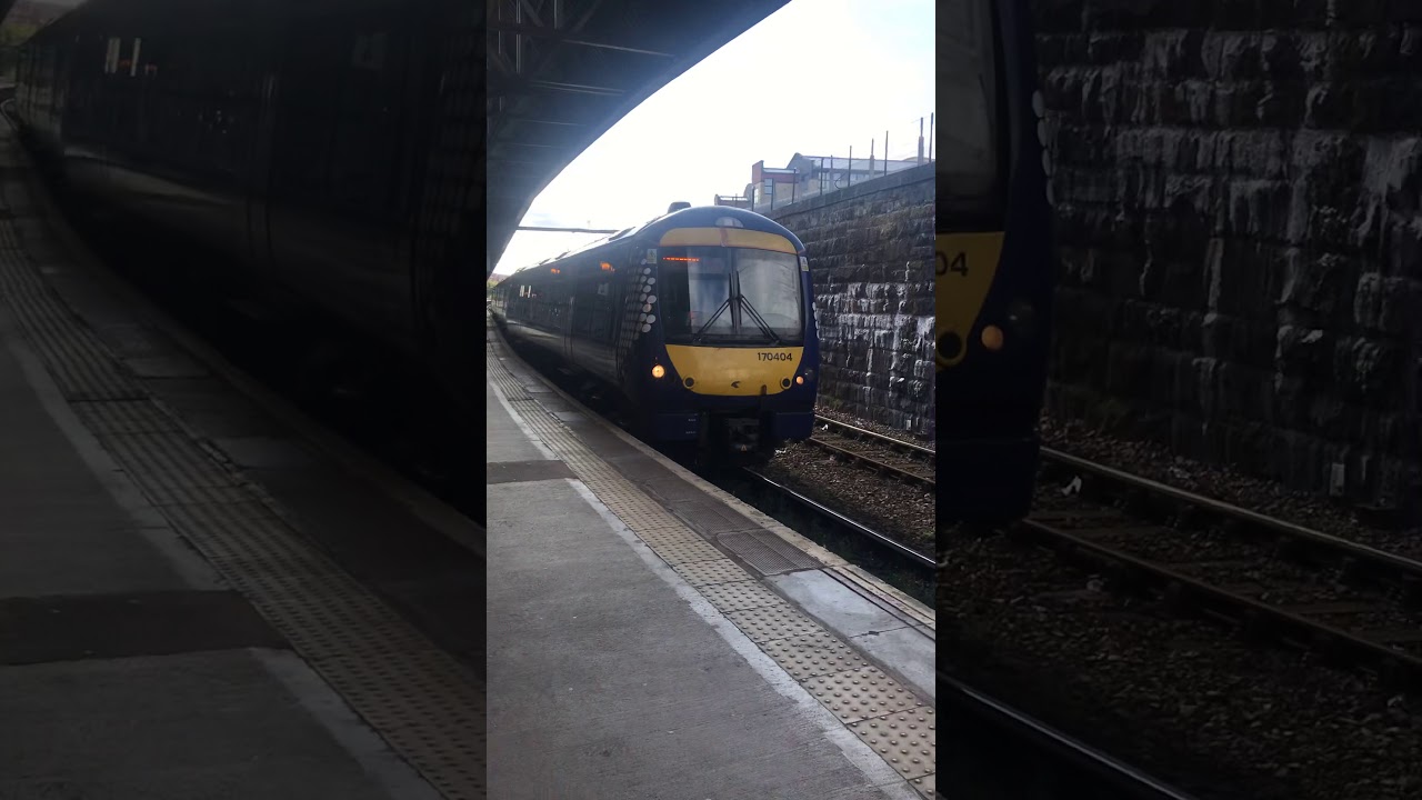ScotRail Class 170 170404 From Glasgow Queen Street To Aberdeen ...