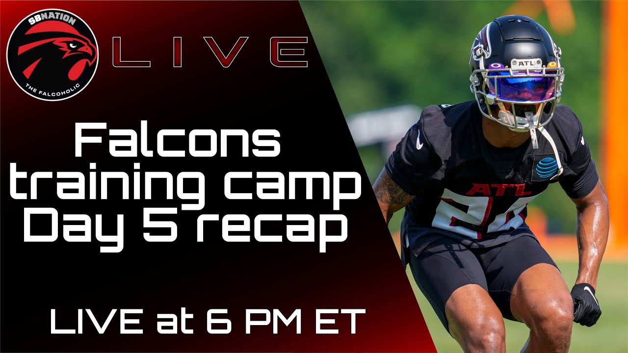 Falcons training camp Day 5 recap: First day in pads leads to battle in ...