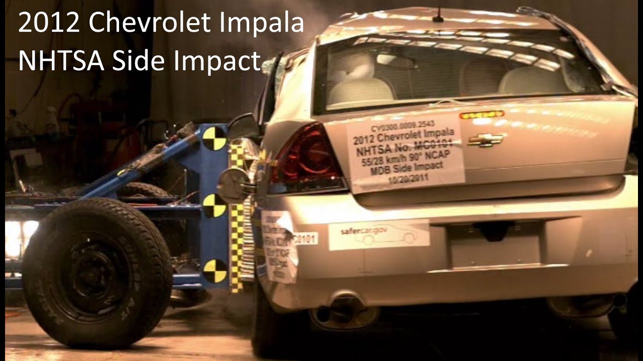 2009-2016 Chevrolet Impala / Impala Limited NHTSA MDB Side Crash Test ...