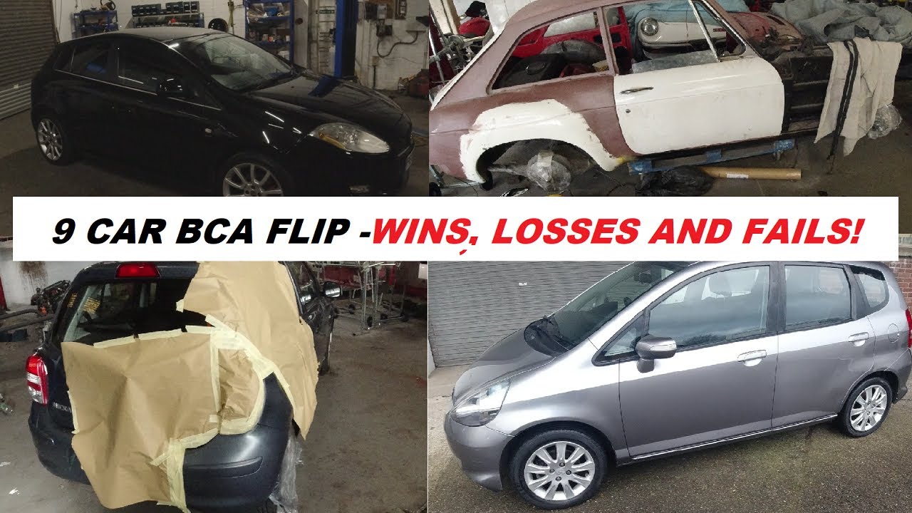 9 Car British Car Auction Flip , MORE LOSSES, plus and epic Copart FAIL ...