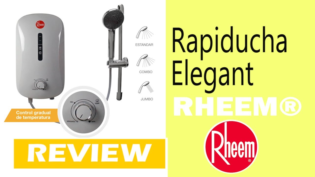RAPIDUCHA ELEGANT RHEEM REVISION E INSTALACION [RAPIDUCHAS ELECTRICAS ...