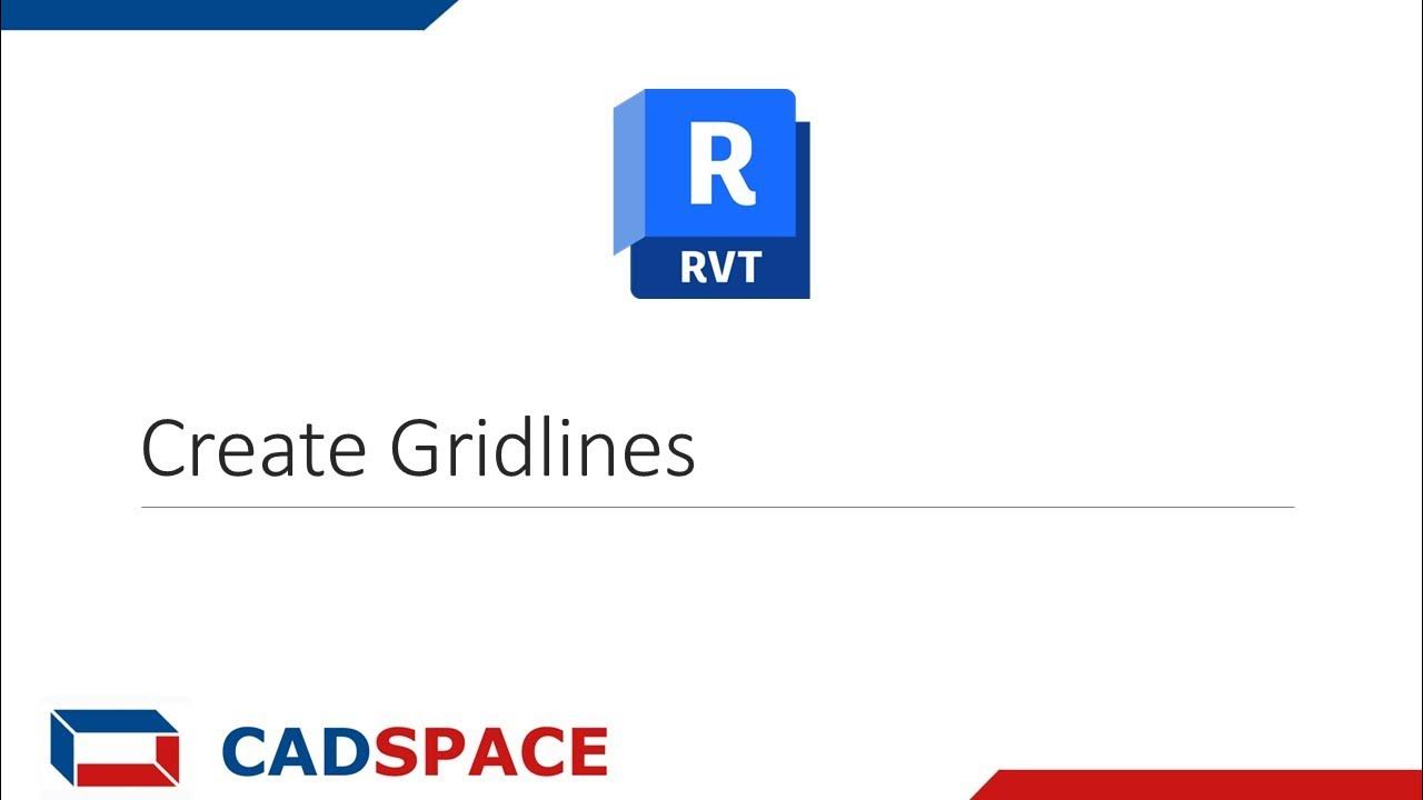 Revit for Architectural Design - Lesson 3: Create Gridlines - YouTube