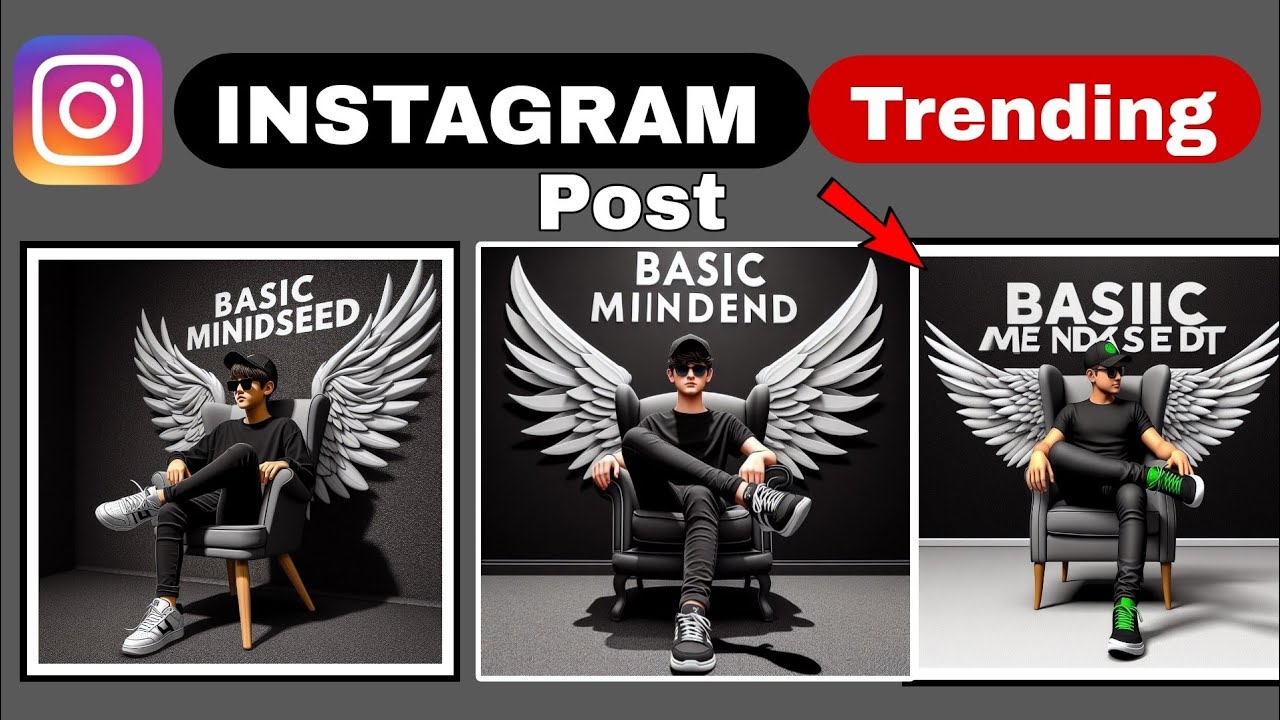 How To Create 3D Ai Wings Name Image | Trending Wings Name Video ...