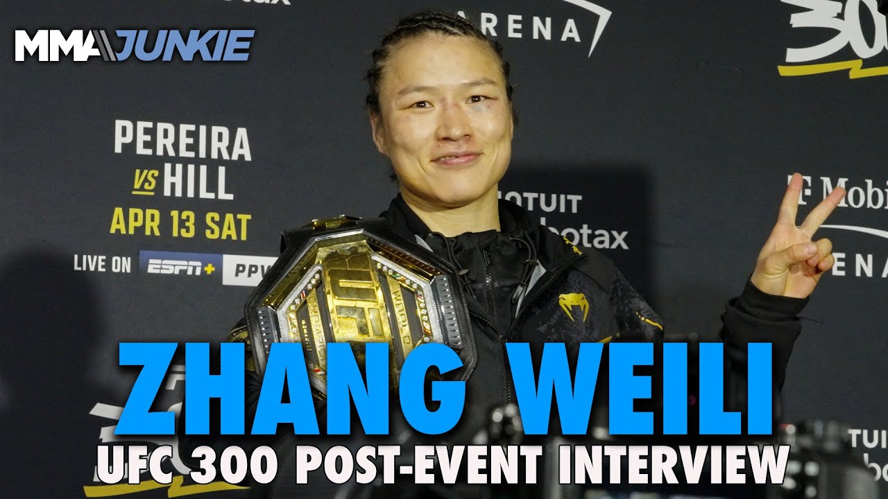 UFC 300 results: Zhang Weili defends strawweight title in decision win ...