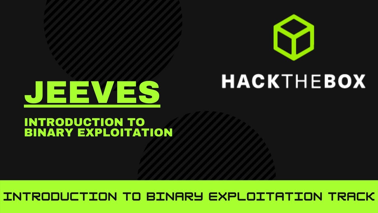 Hack The Box - Introduction to Binary Exploitation - Jeeves - [Walkthrough] - YouTube