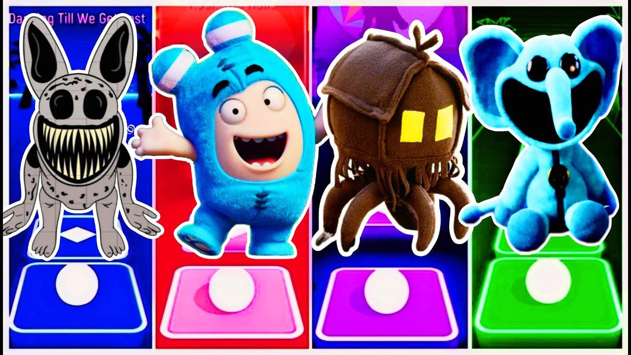 Zoonomaly 🆚 Oddbods 🆚 Spider house head 🆚 Smiling critters Tiles Hop ...