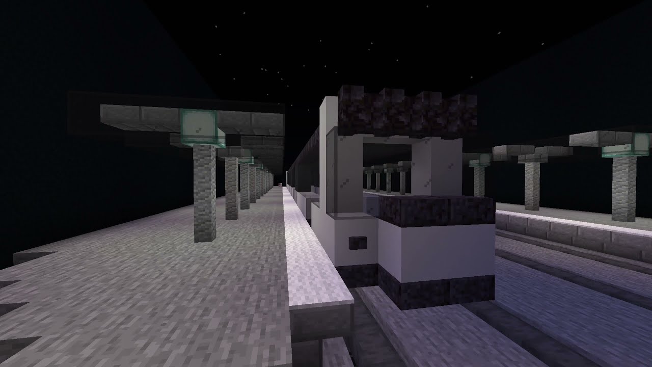 Minecraft Create Mod -Tram street - YouTube