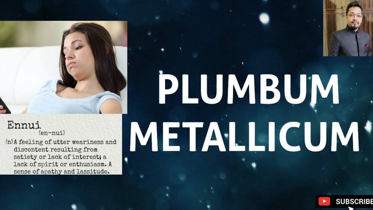 PLUMBUM METALLICUM | @DrAbhishekChoudhary - YouTube