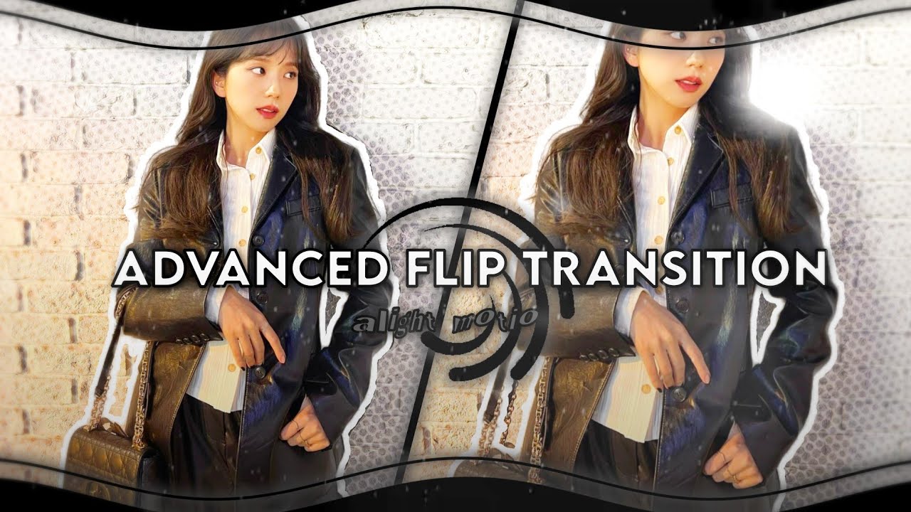 alight motion advanced Flip transition tutorial - YouTube