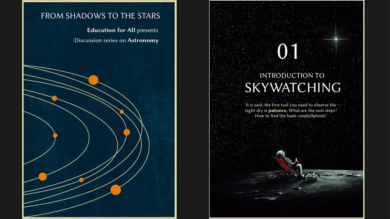Astronomy Discussion Sessions "From Shadows to the Stars" | Episode 1 ...
