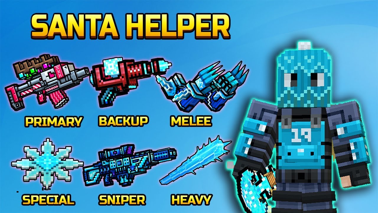 SANTA HELPER SET - Pixel Gun 3D - YouTube