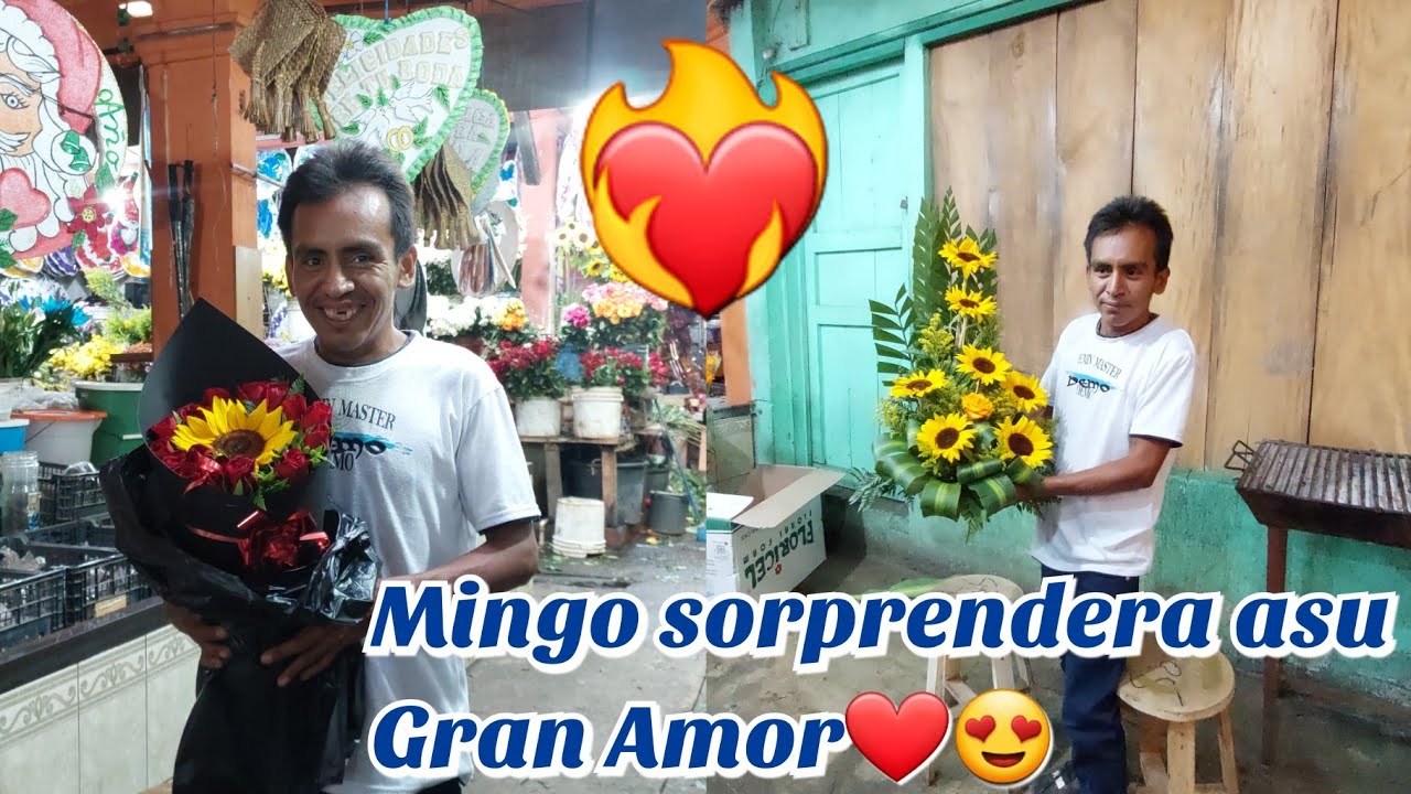 Mingo Con Gran Amor ️sorprendera al Amor de Su Vida Con rosas Rojas🌹😱😍 ...
