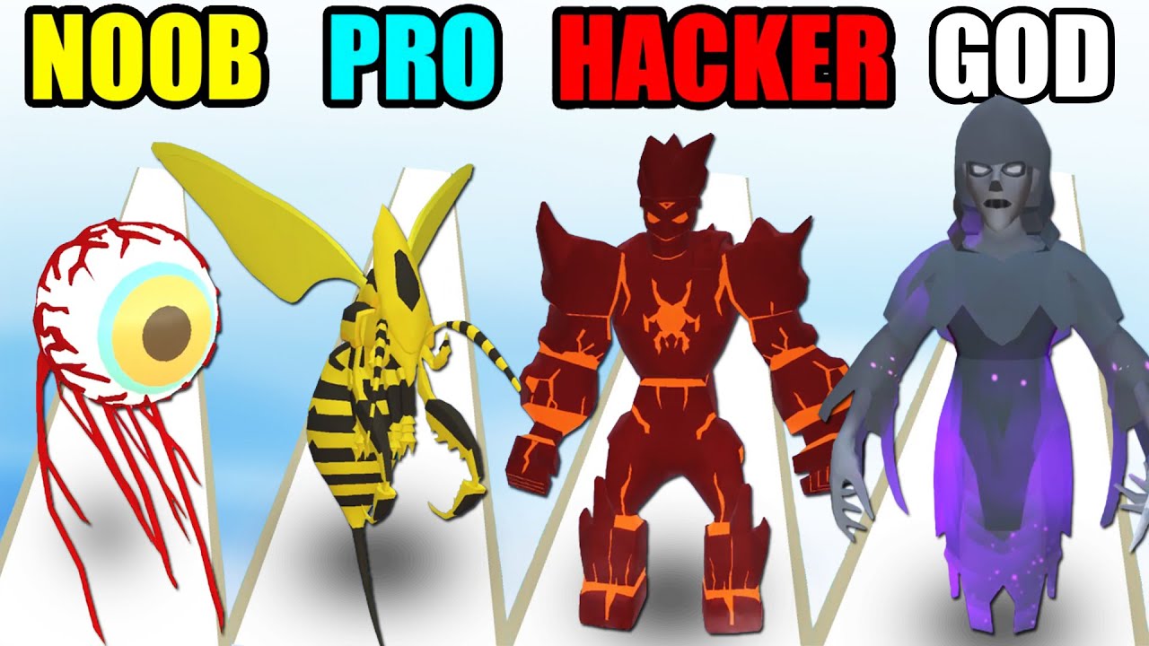 NOOB vs PRO vs HACKER vs GOD Evil Genius 3D - YouTube