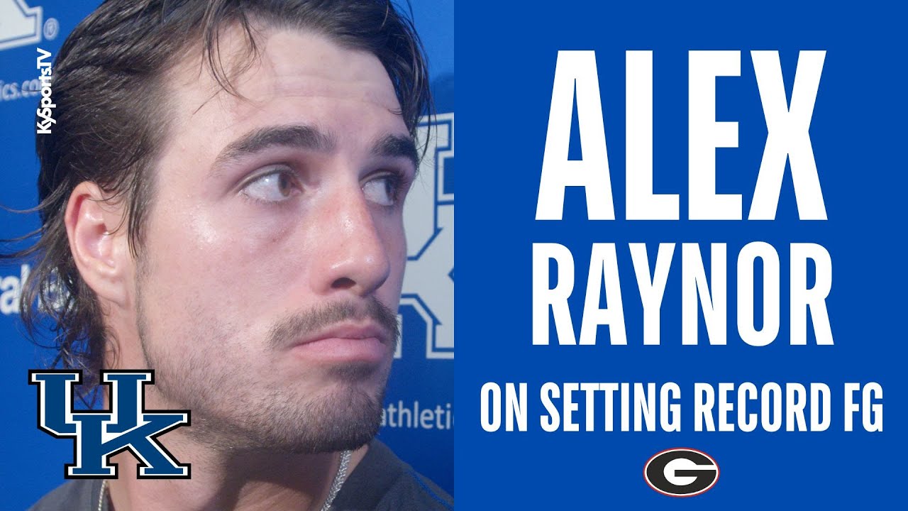 Kentucky Wildcats Football Kicker Alex Raynor On Setting Record vs #1 ...