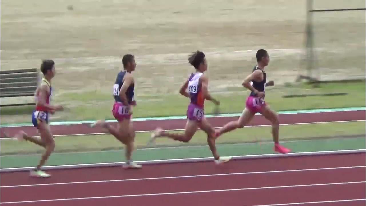 京都産業大学競技会 男子1500m 2組(2023年5月13日) - YouTube
