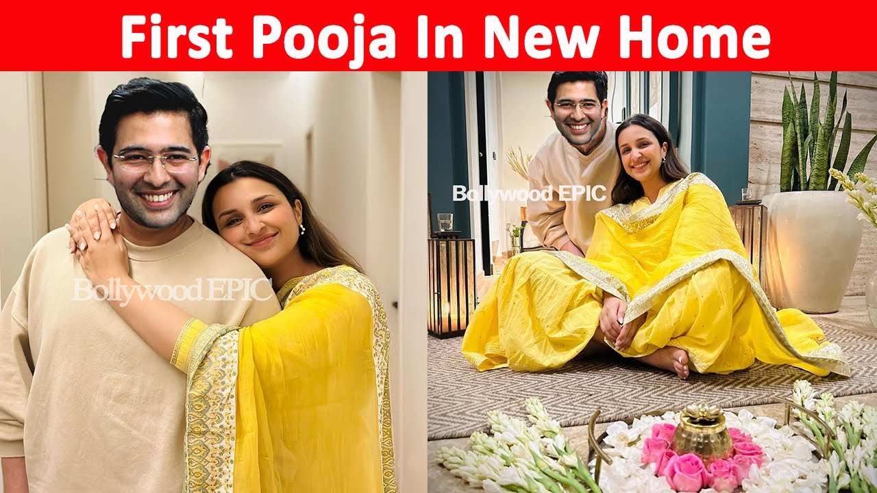 Parineeti Chopra and Raghav Chadha Performing Pooja For First Time In ...