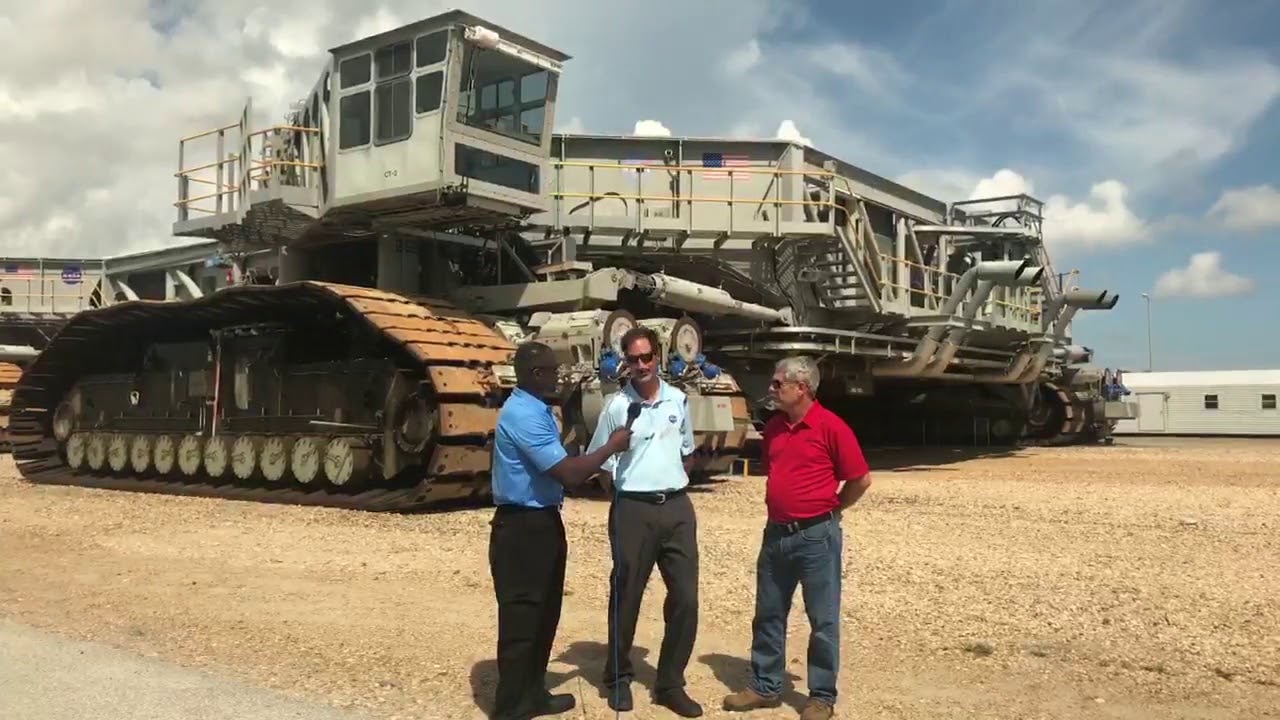Crawler crew explains how they move the mobile launcher - YouTube