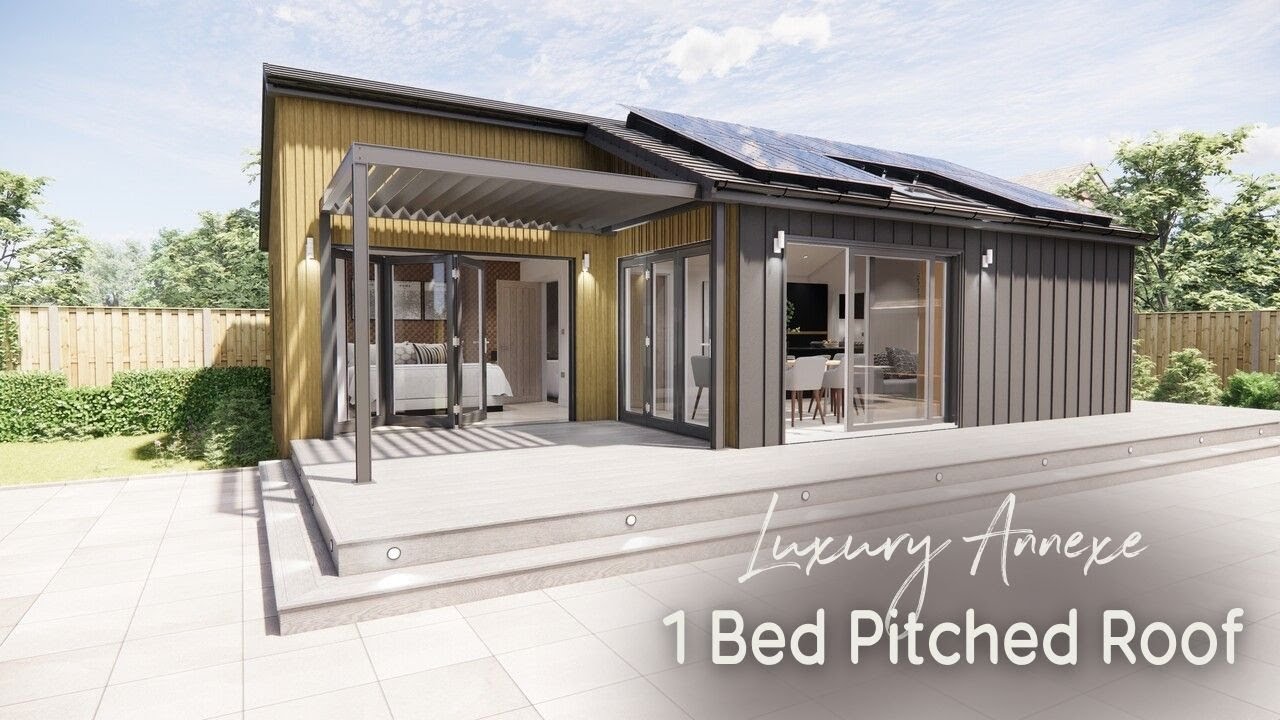 Stunning 1 Bed Luxury Pitched Roof Annexe | PentHus Collection - YouTube