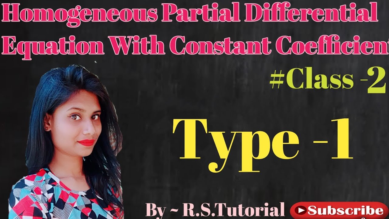 Homogeneous Partial Differential Equation With Constant Coffdicent homogeneous-partial-differential-equation-with-constant-coffdicent