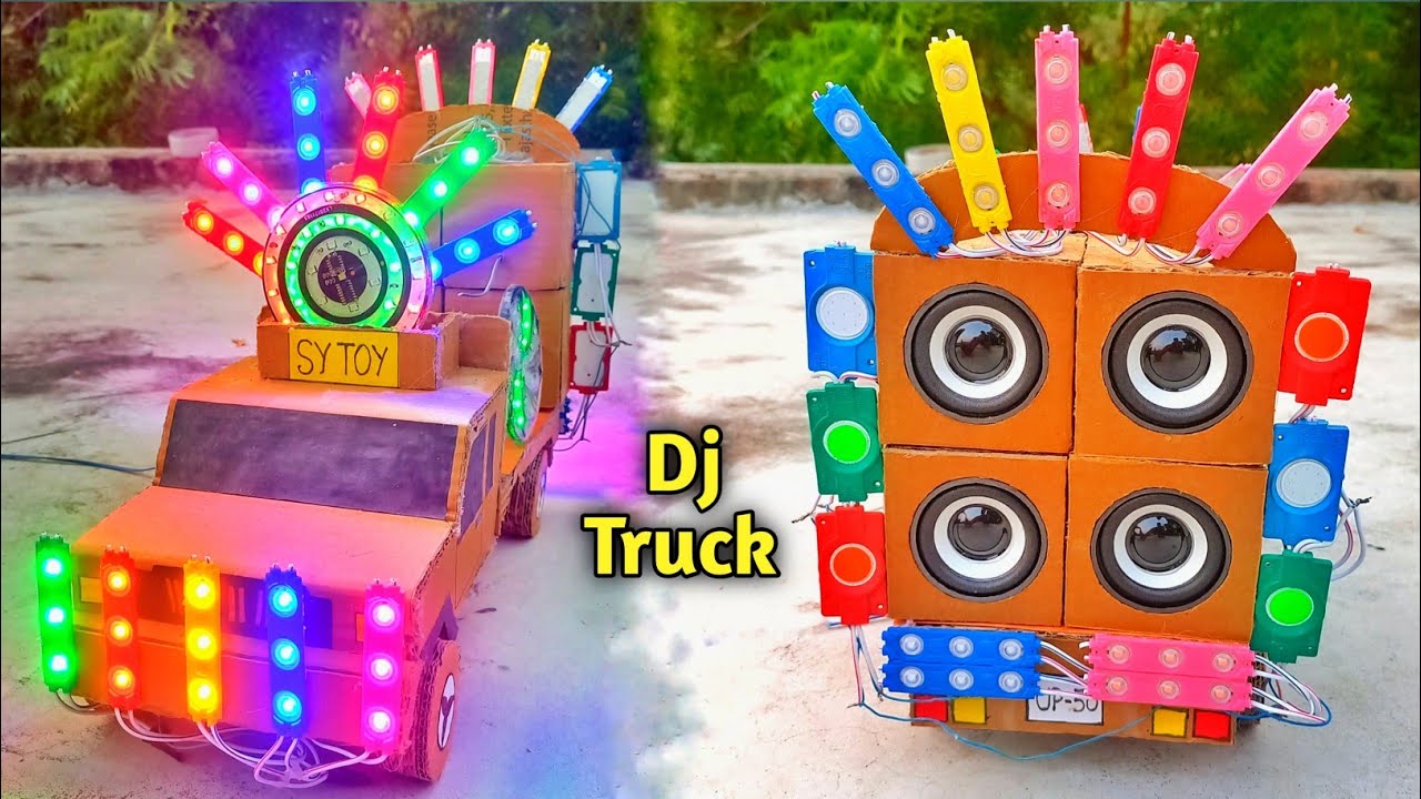 How to make mini dj pickup loading at home | baccho wala dj | cartoon ...