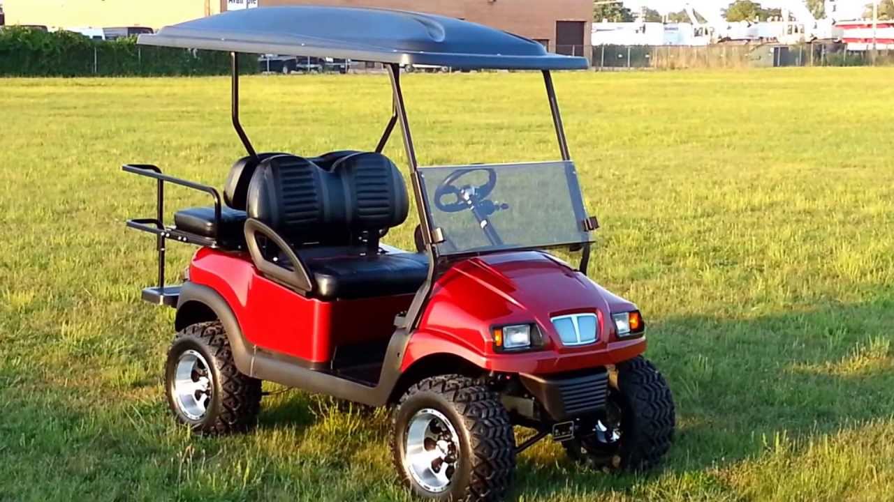 Phantom Custom Lifted Golf Cart - YouTube