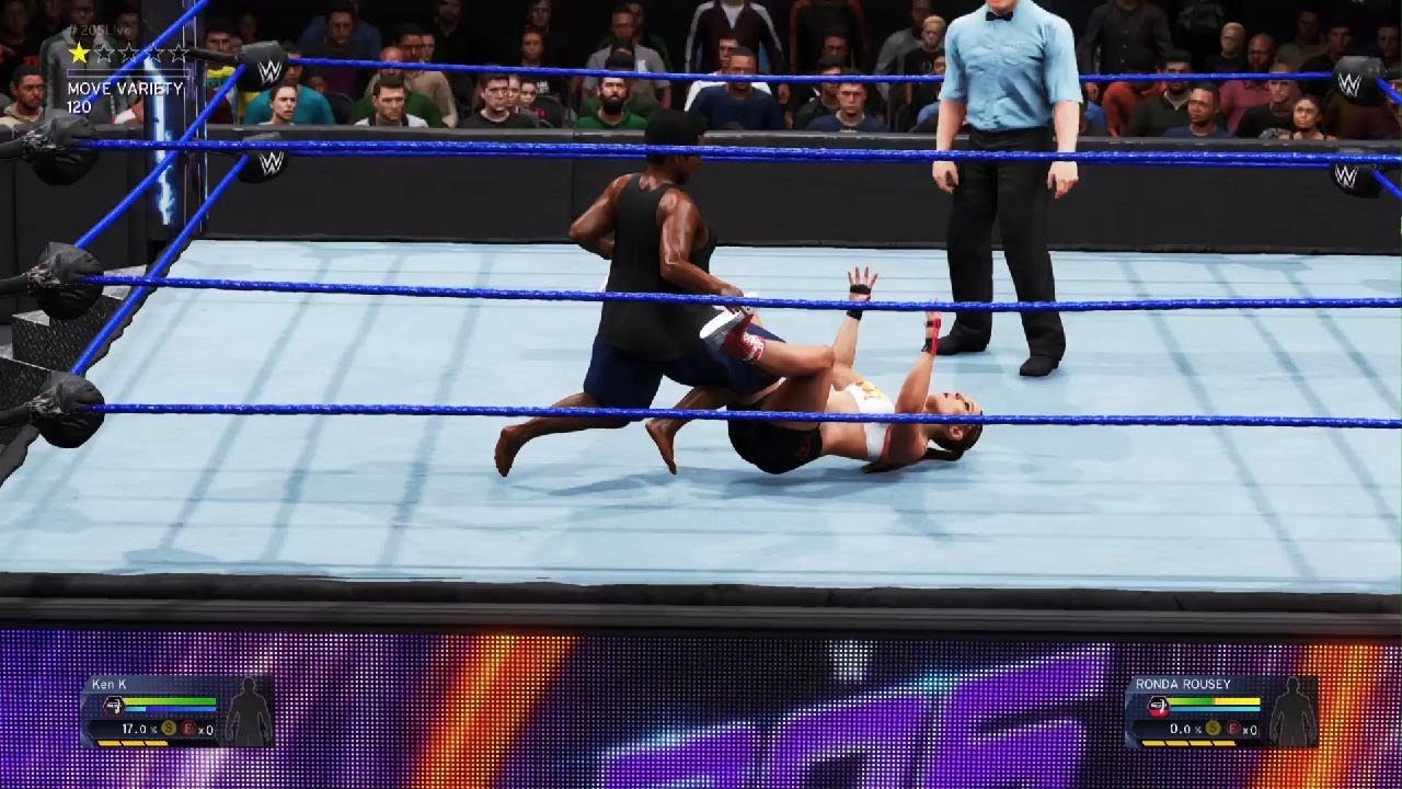 WWE 2K20: I Just Kill Ronda Rousey In The Ring - YouTube