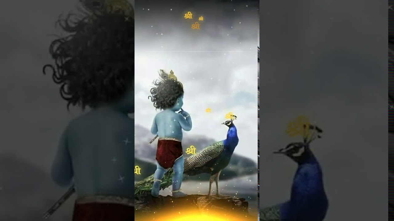 Trending janmashtami || Shree Krishna bachpan Status || Small cute ...