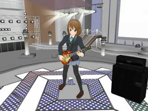 MMD 唯 play guitar - YouTube