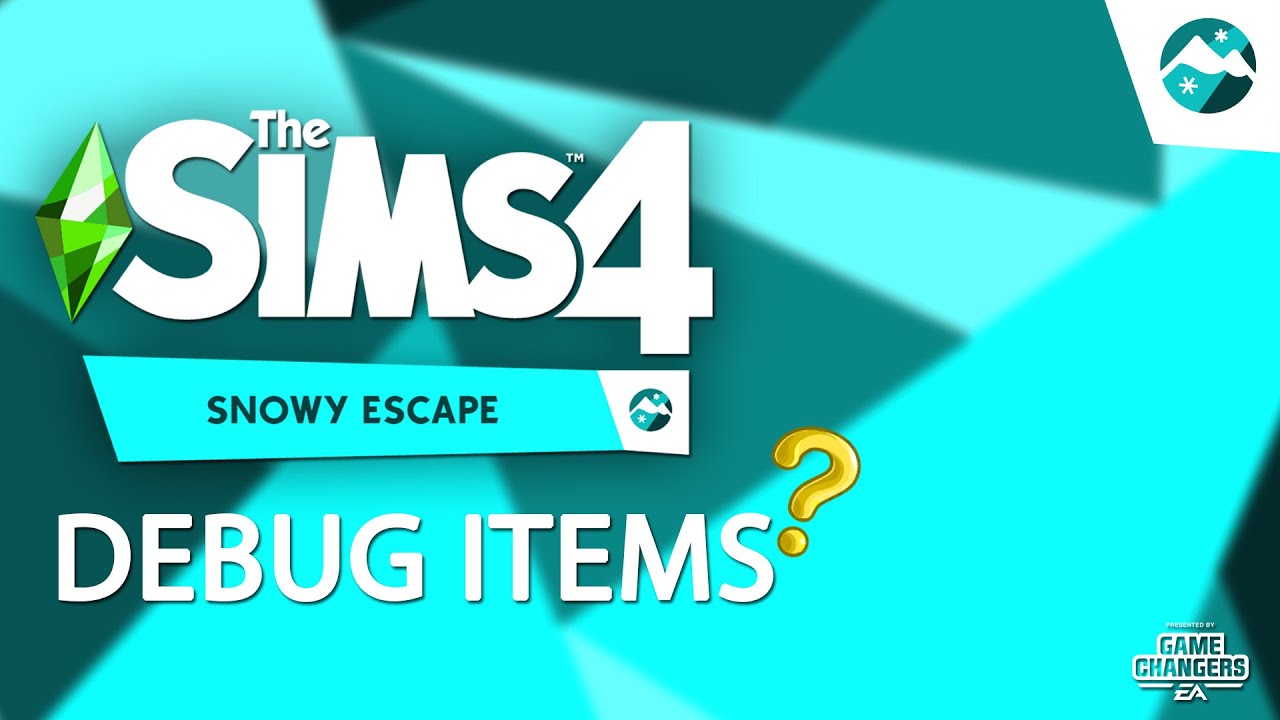 The Sims 4: Snowy Escape | Debug Items - YouTube