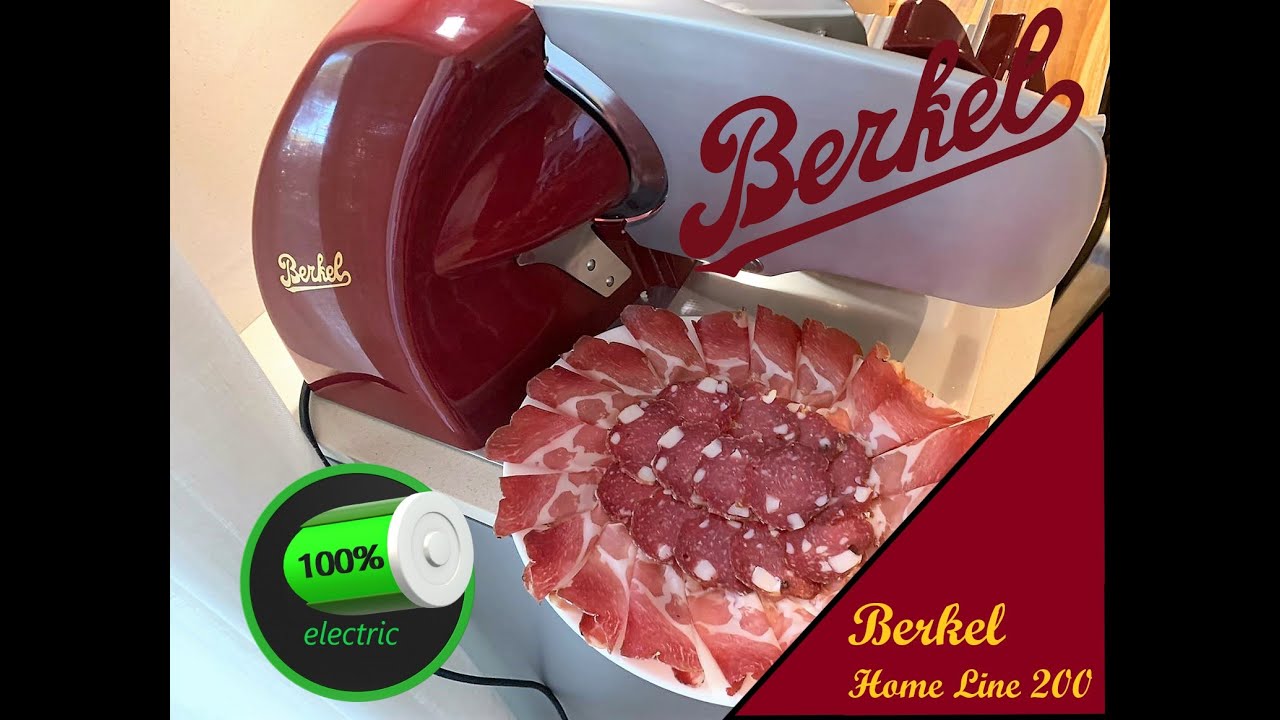 Berkel Home Line 200 Red (Best Home Slicer) - Italian Manufacturer ...