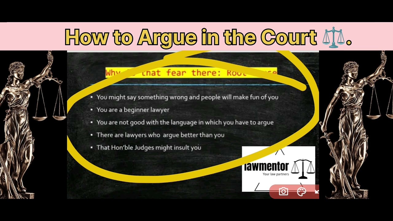 How to Argue in the Court ⚖️ | Argument kaise kare Court mai | Argument ...