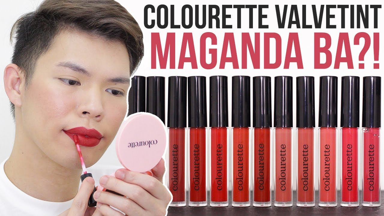 OMG!!! NEW COLOURETTE VELVETINT REVIEW AND SWATCHES (ALL SHADES) - YouTube