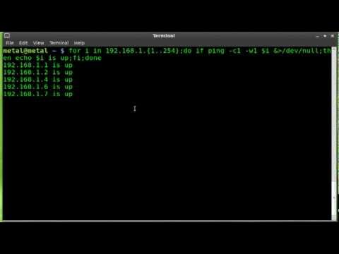 Find all computers on a specific subnet - BASH - Linux - YouTube