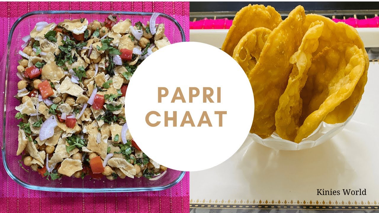 Papri and chana chaat recipe | How to make Papdi/papri for chaat ...