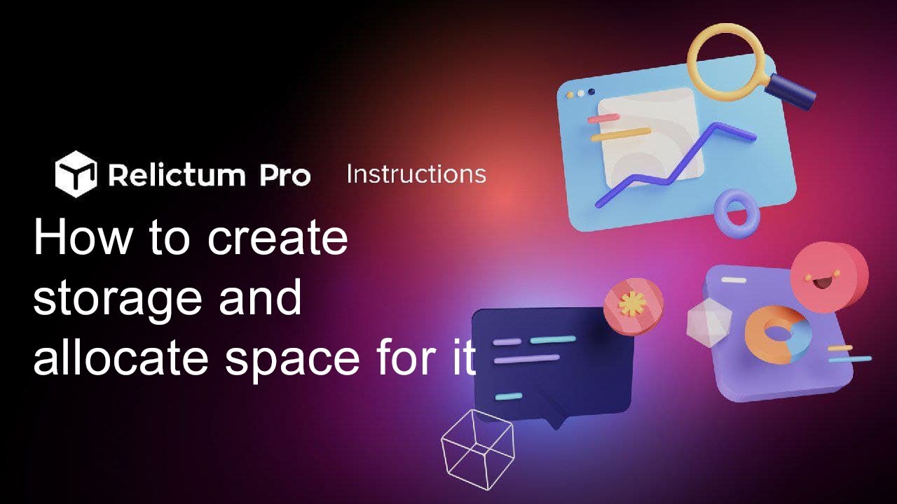 How to create storage and allocate space for it Instructions - YouTube