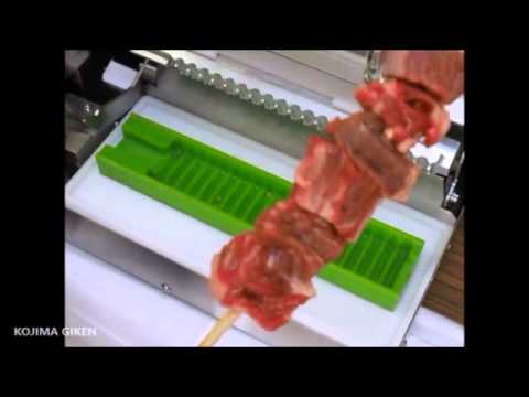 Automatic Kebab Stick Skewering Machine - MA102SW - YouTube