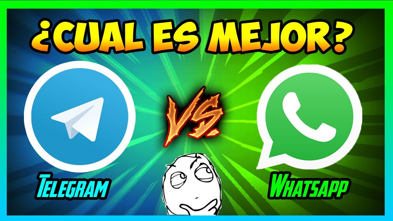 Telegram Vs Whatsapp 🏆¿es Mejor Telegram Qué Whatsapp En 2021