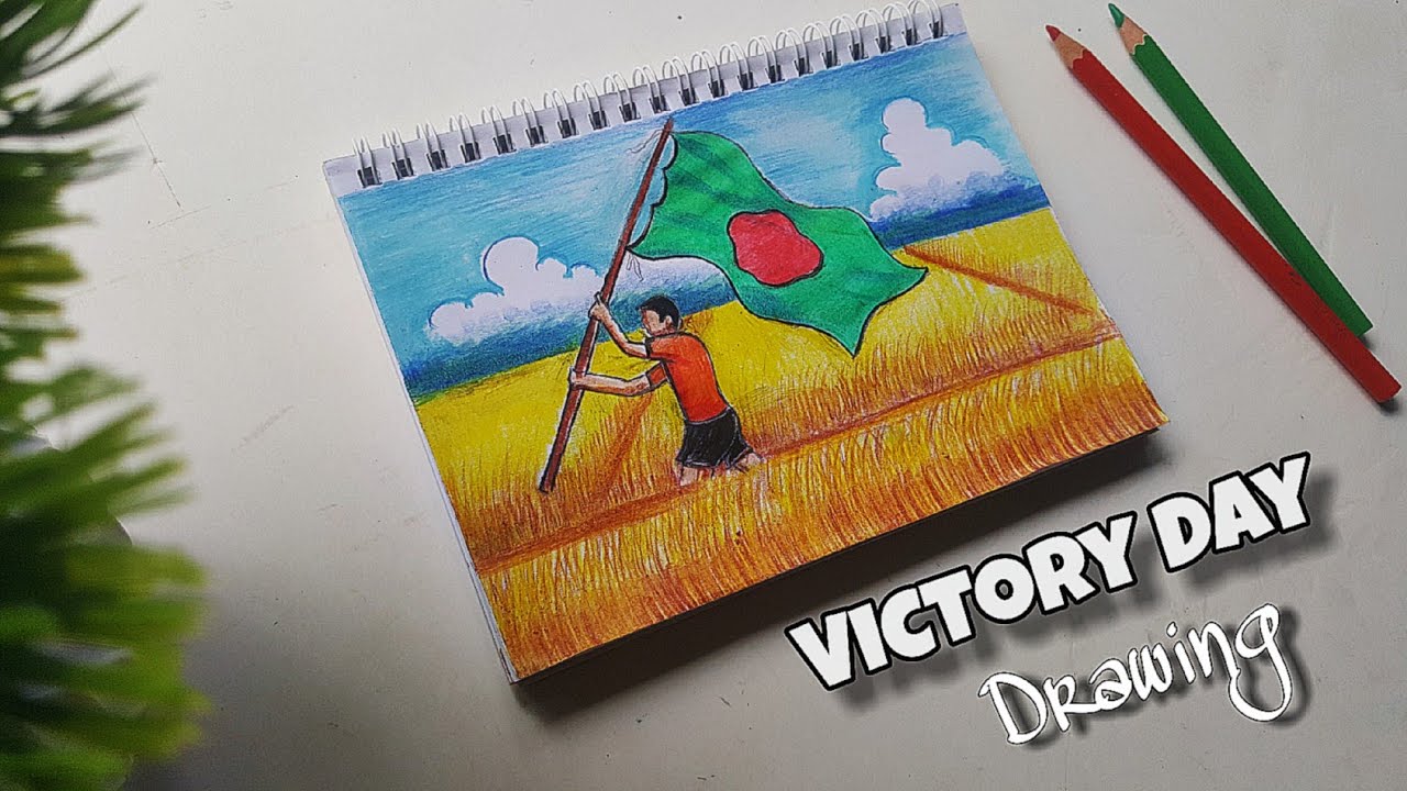 "Victory Day Scenery Drawing | Easy Victory Day Art for 16 December ...