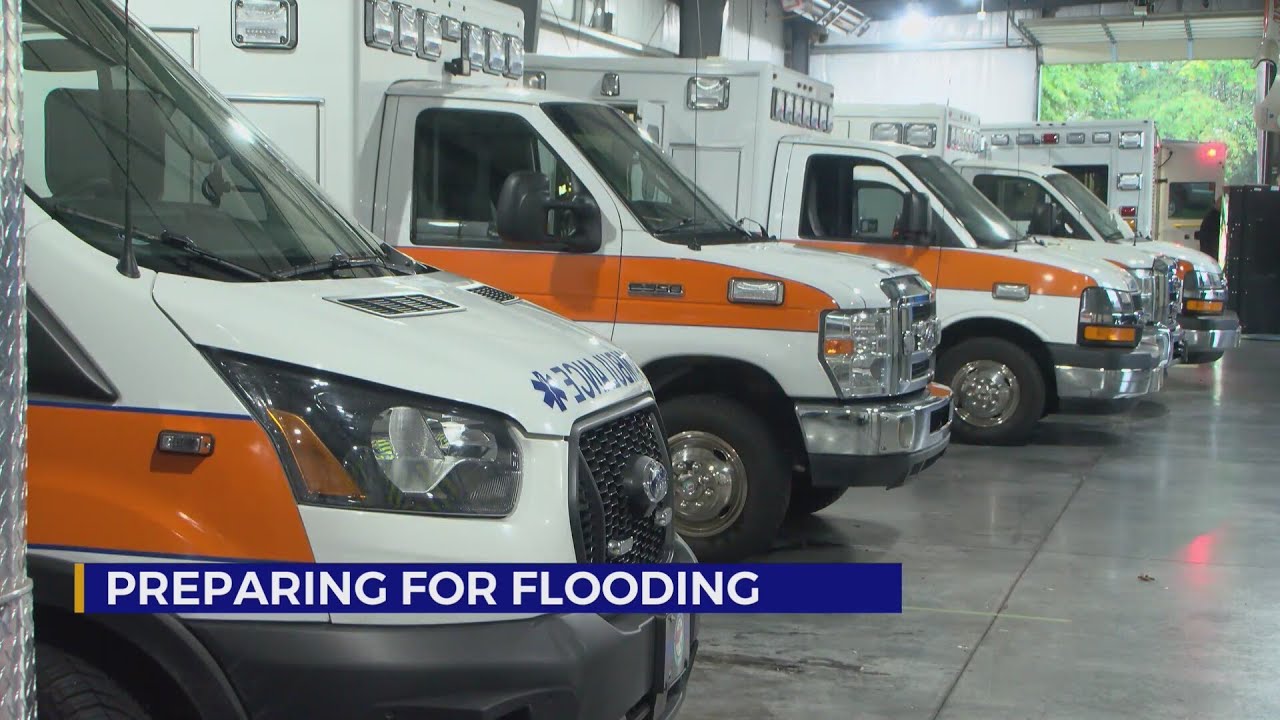 Local emergency response teams prepare for flooding - YouTube