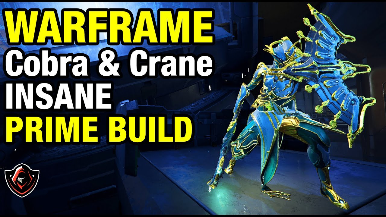 Warframe Cobra & Crane Prime Insane Build | Baruuk Prime Access Update ...