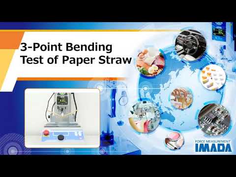 3-Point Bending Test of Paper Straw - YouTube