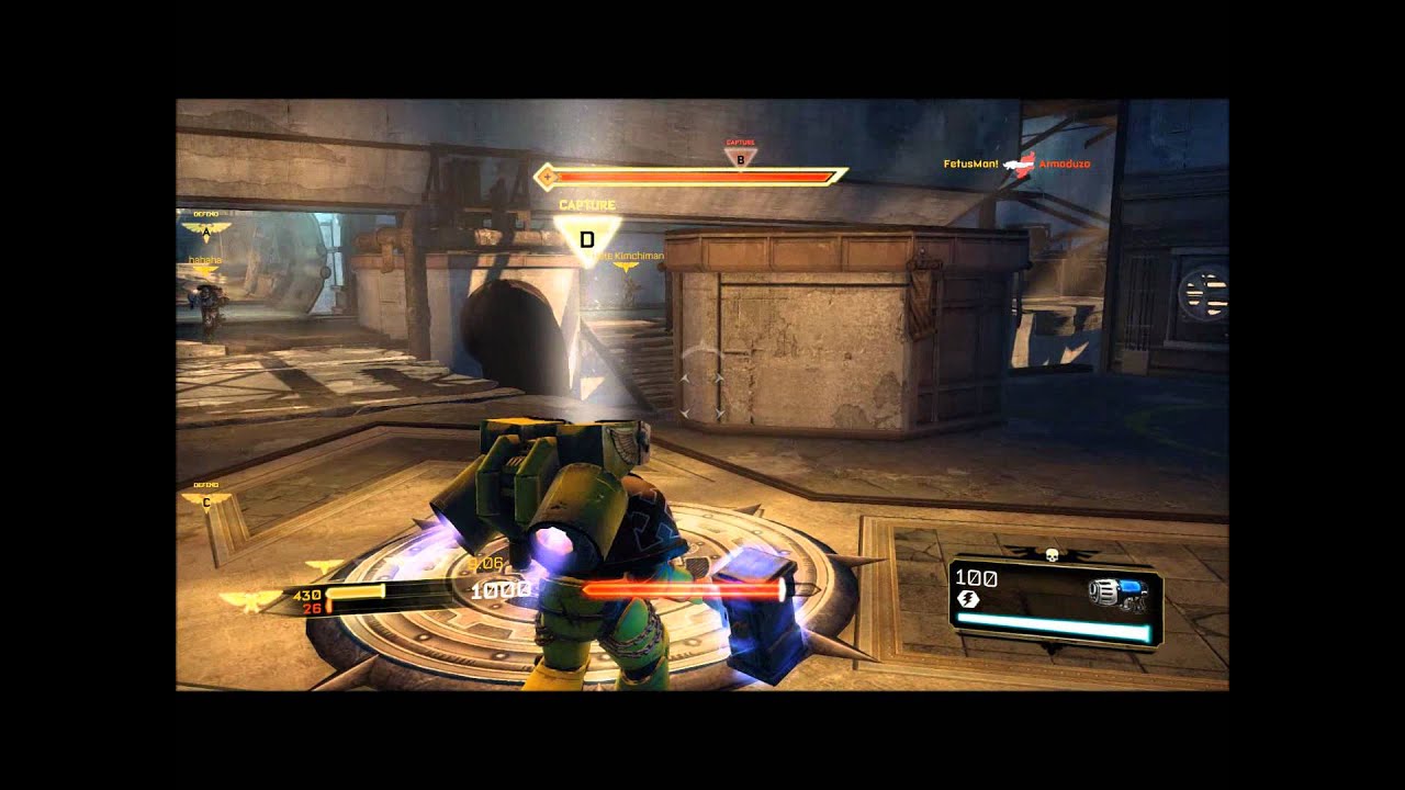 Warhammer 40k space marine(angry marine) assault gameplay - YouTube